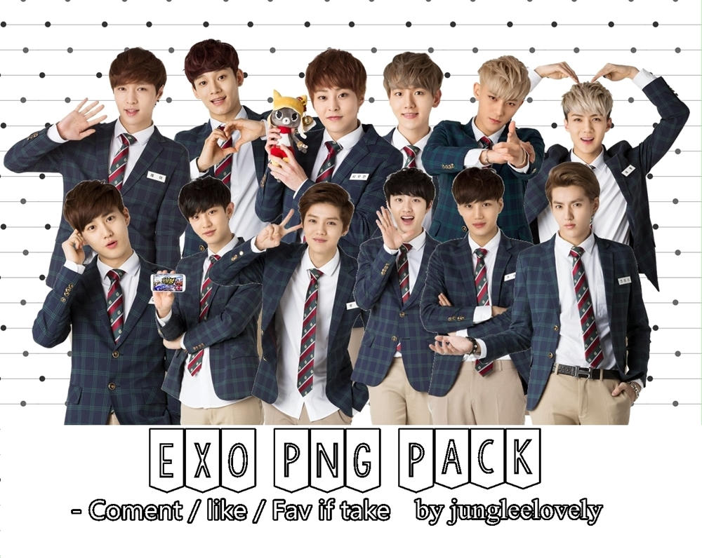 EXO PNG PACK by Jungleelovely on DeviantArt