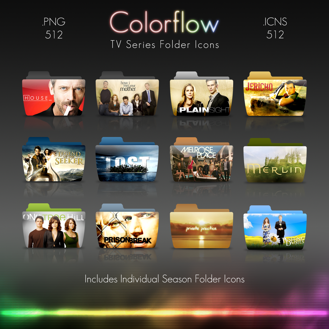 Colorflow TV Folder Icons 3 by Crazyfool16 on DeviantArt