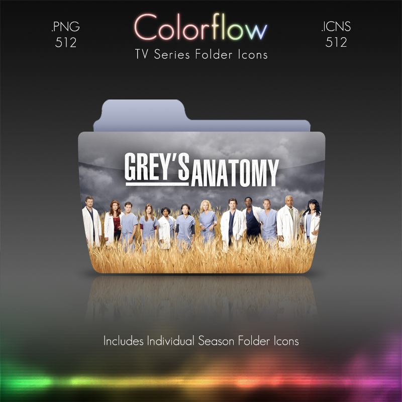 Colorflow TV Folder Icons: Grey's Anatomy by Crazyfool16 on DeviantArt