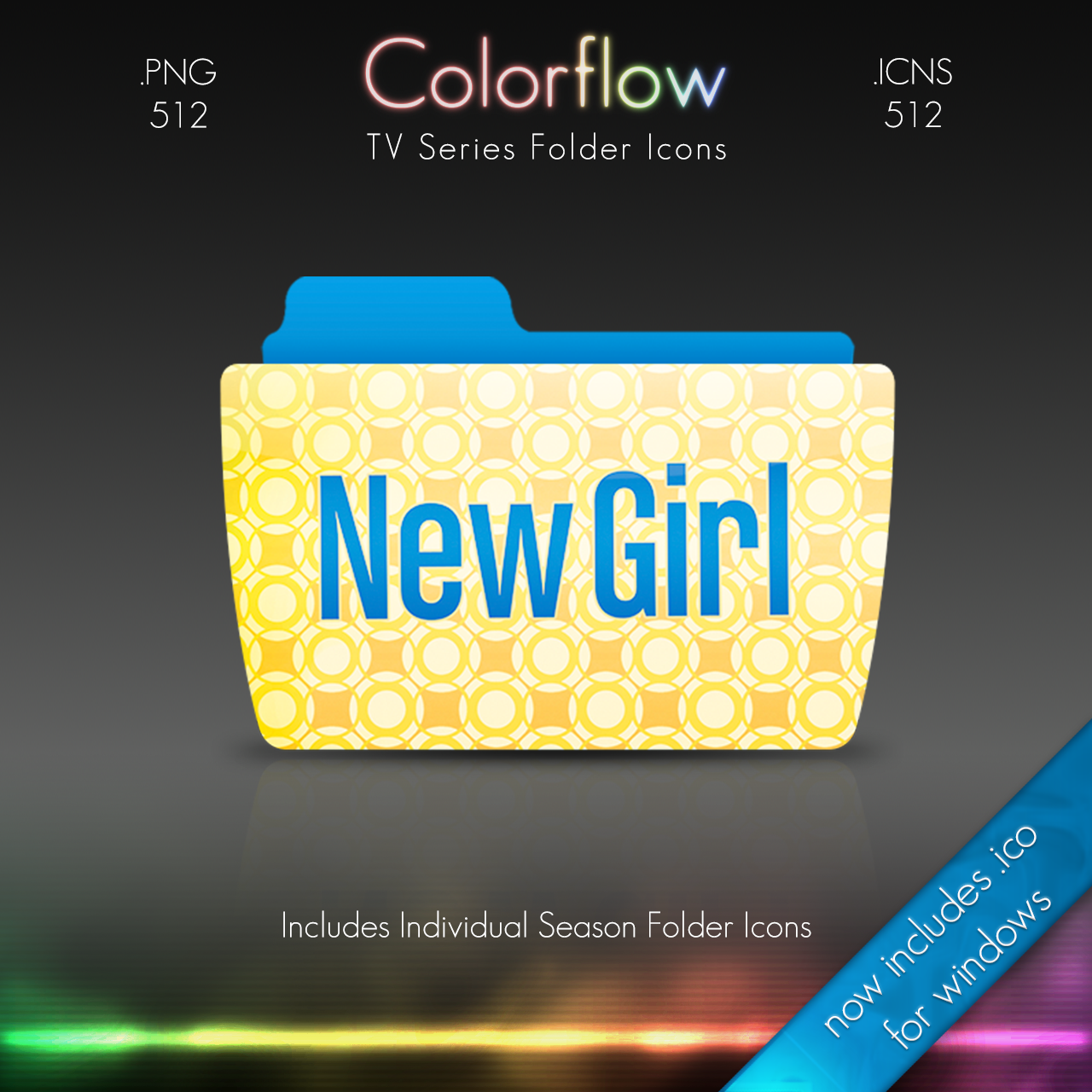 Colorflow TV Folder Icons: New Girl by Crazyfool16 on DeviantArt