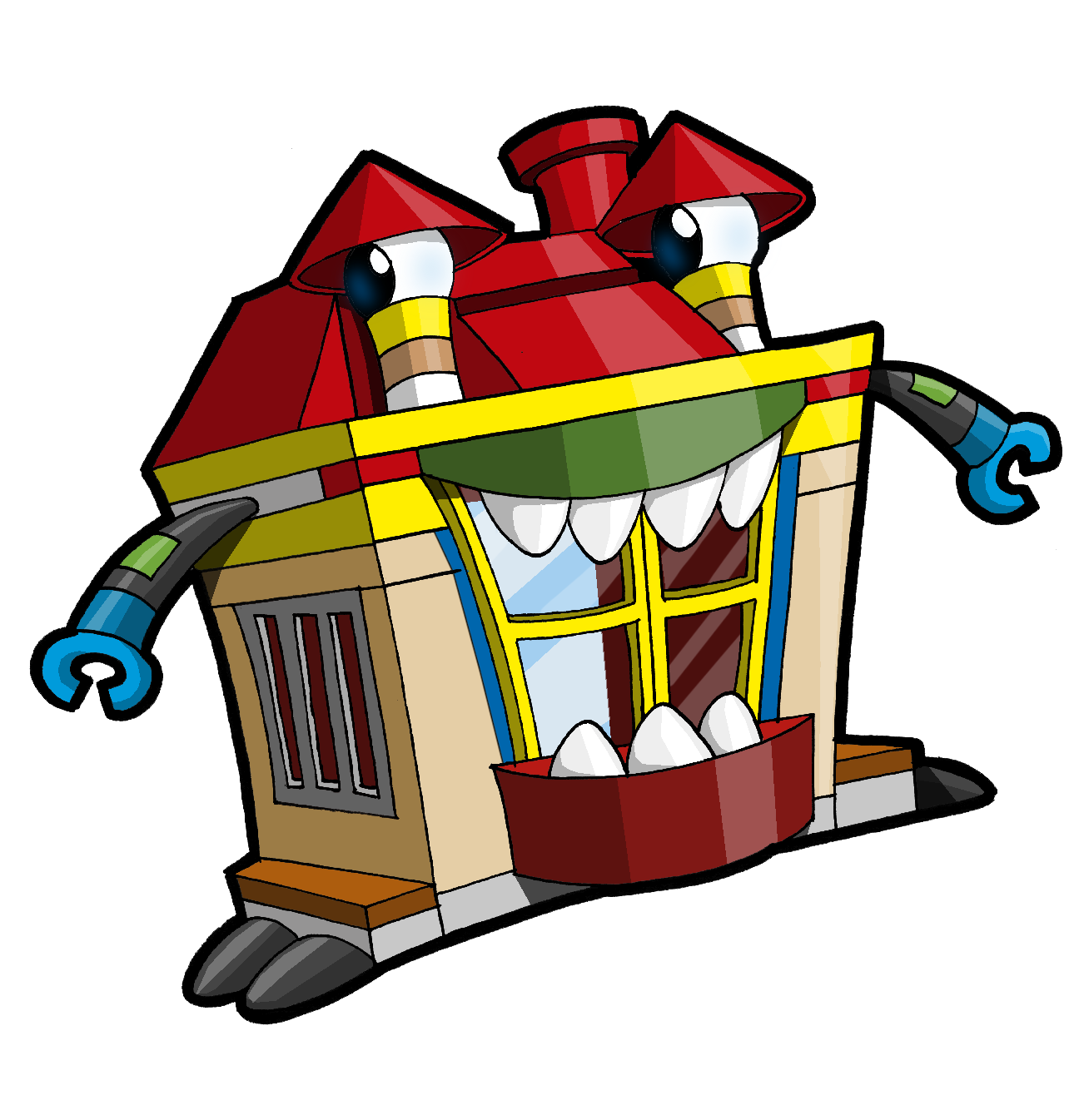 Lego Mixelized House by BricksandClayPlay on DeviantArt