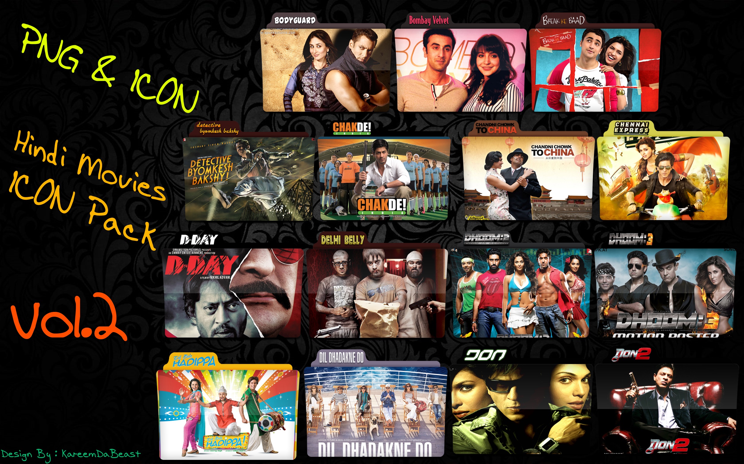 Hindi Movies ICON Pack 2 by KareemDabeast on DeviantArt
