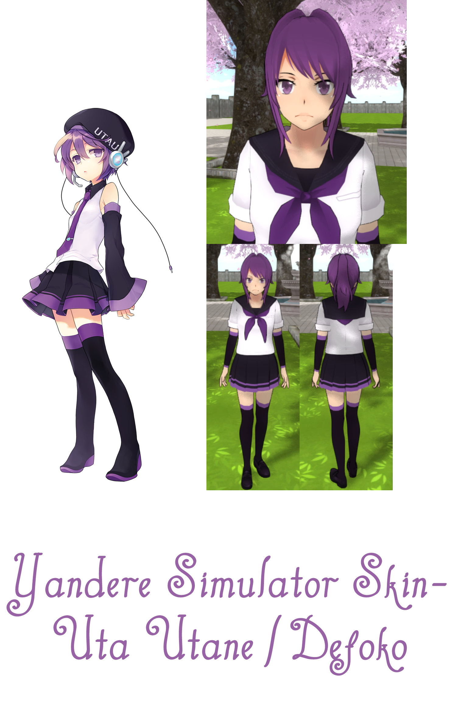 Yandere Simulator- Uta Utane ZIP File by ImaginaryAlchemist on DeviantArt