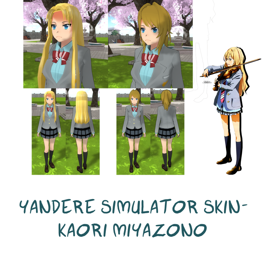 Yandere Simulator- Kaori Miyazono Skin by ImaginaryAlchemist on DeviantArt