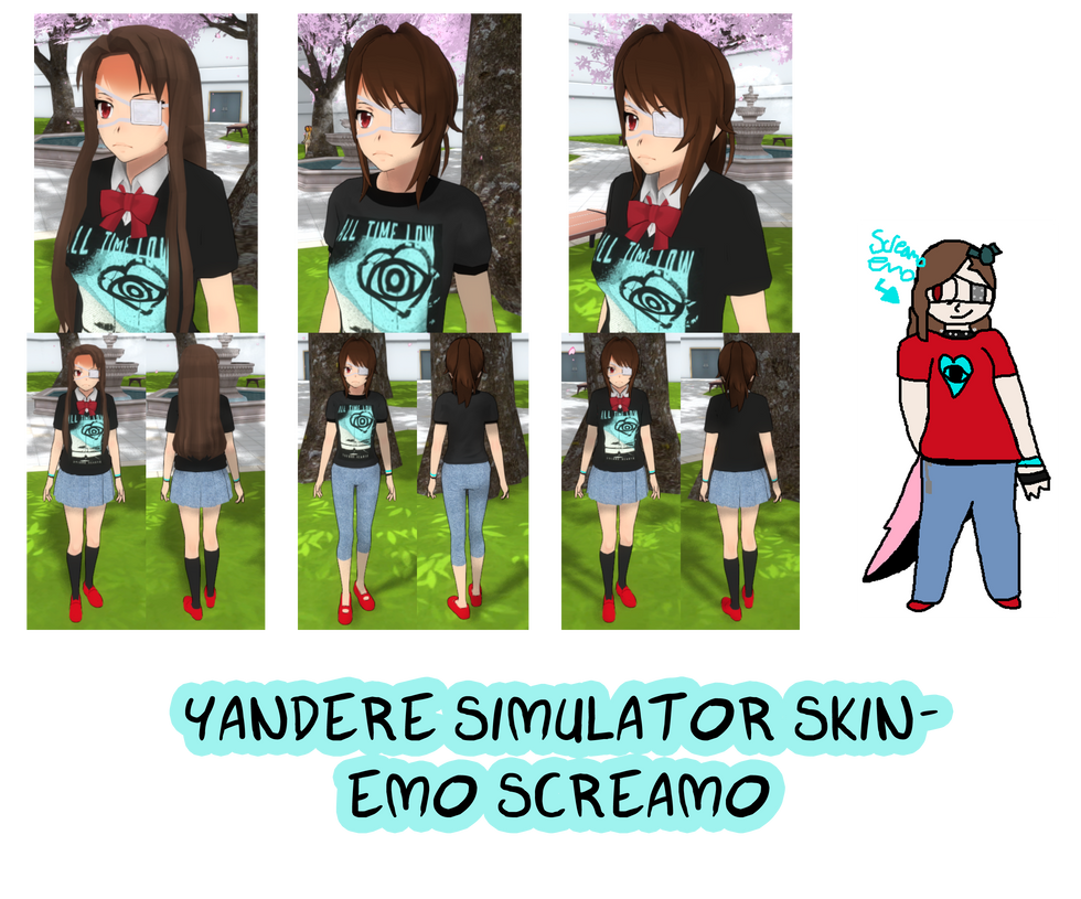 Yandere Simulator- Emo Screamo Skin by ImaginaryAlchemist on DeviantArt