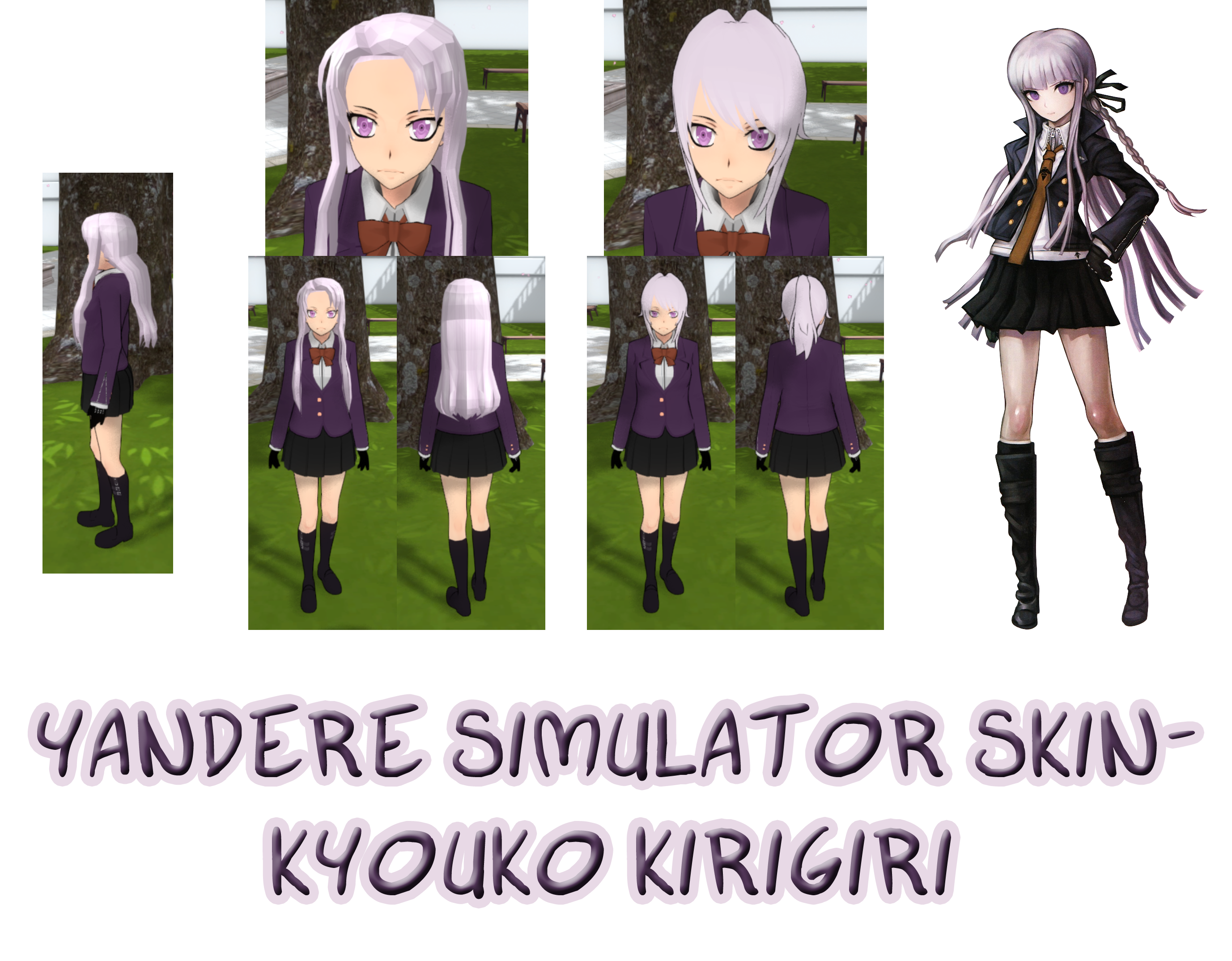 Yandere Simulator- Kyouko Kirigiri Skin by ImaginaryAlchemist on DeviantArt