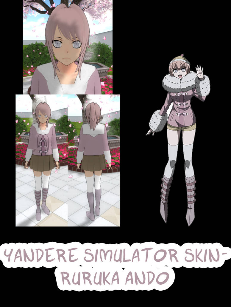 Yandere Simulator- Ruruka Ando Skin by ImaginaryAlchemist on DeviantArt