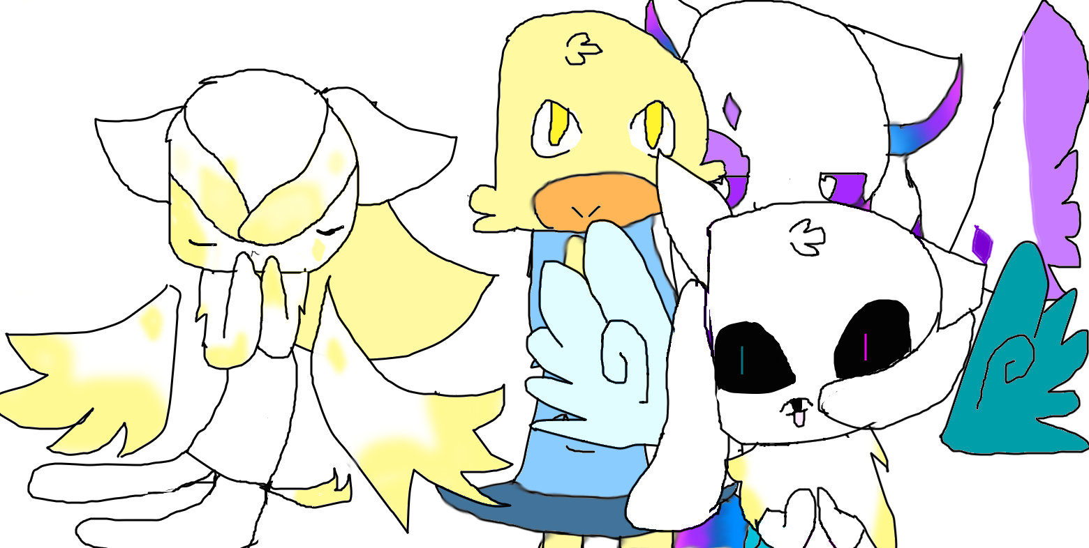 Family photo To:Sansbirdie and kittydog by RoriMC on DeviantArt