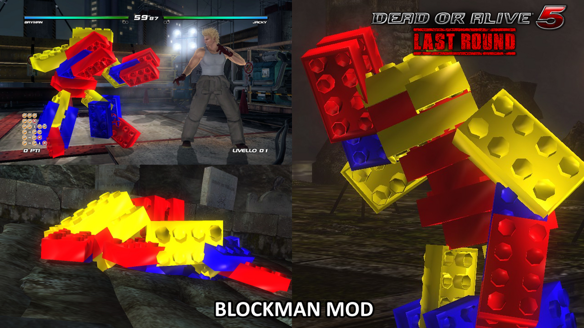 [DOA5LR] Blockman mod (Bayman) by LeonVida on DeviantArt