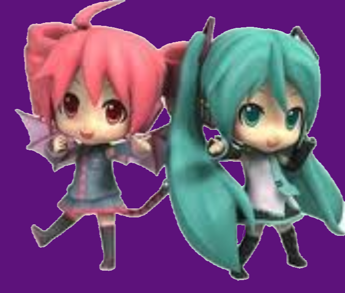 Miku and Teto Chibis!!!!!! by KatnissEHatsuneM on DeviantArt