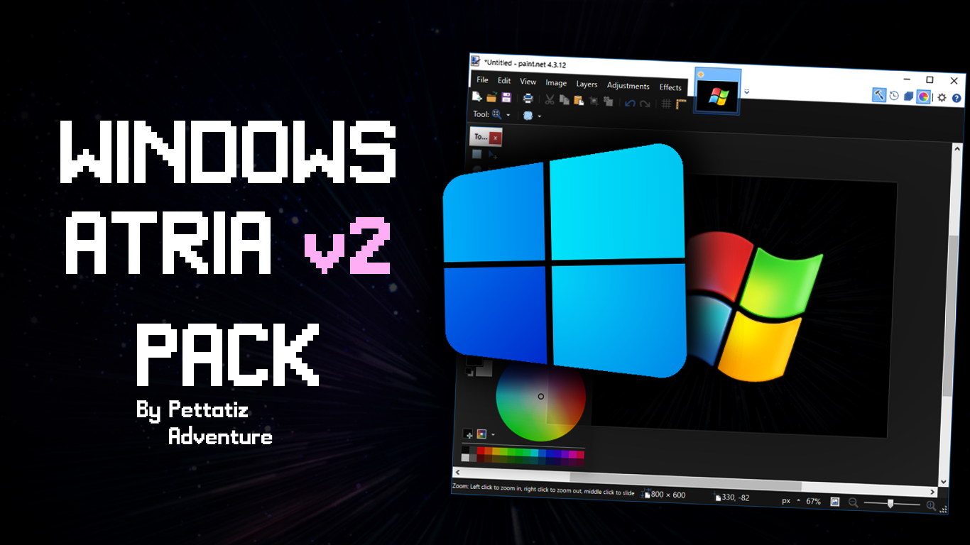 Windows history. Project ATRIA v2 PACK by PettatonAdventure on DeviantArt