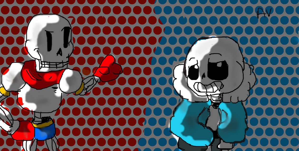 Undertale Sans and Papyrus by The-Great-Kitty-Taco on DeviantArt