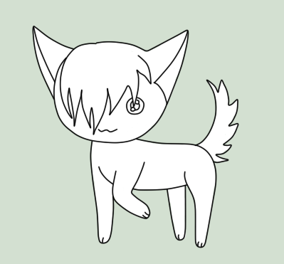 Emo wolf base PDS by zulukitty on DeviantArt