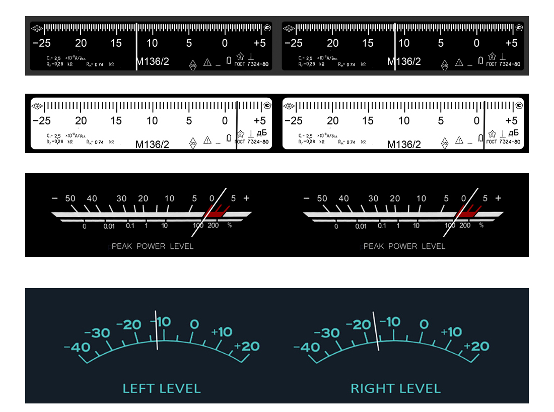 Few VU meter skins by makary4 on DeviantArt
