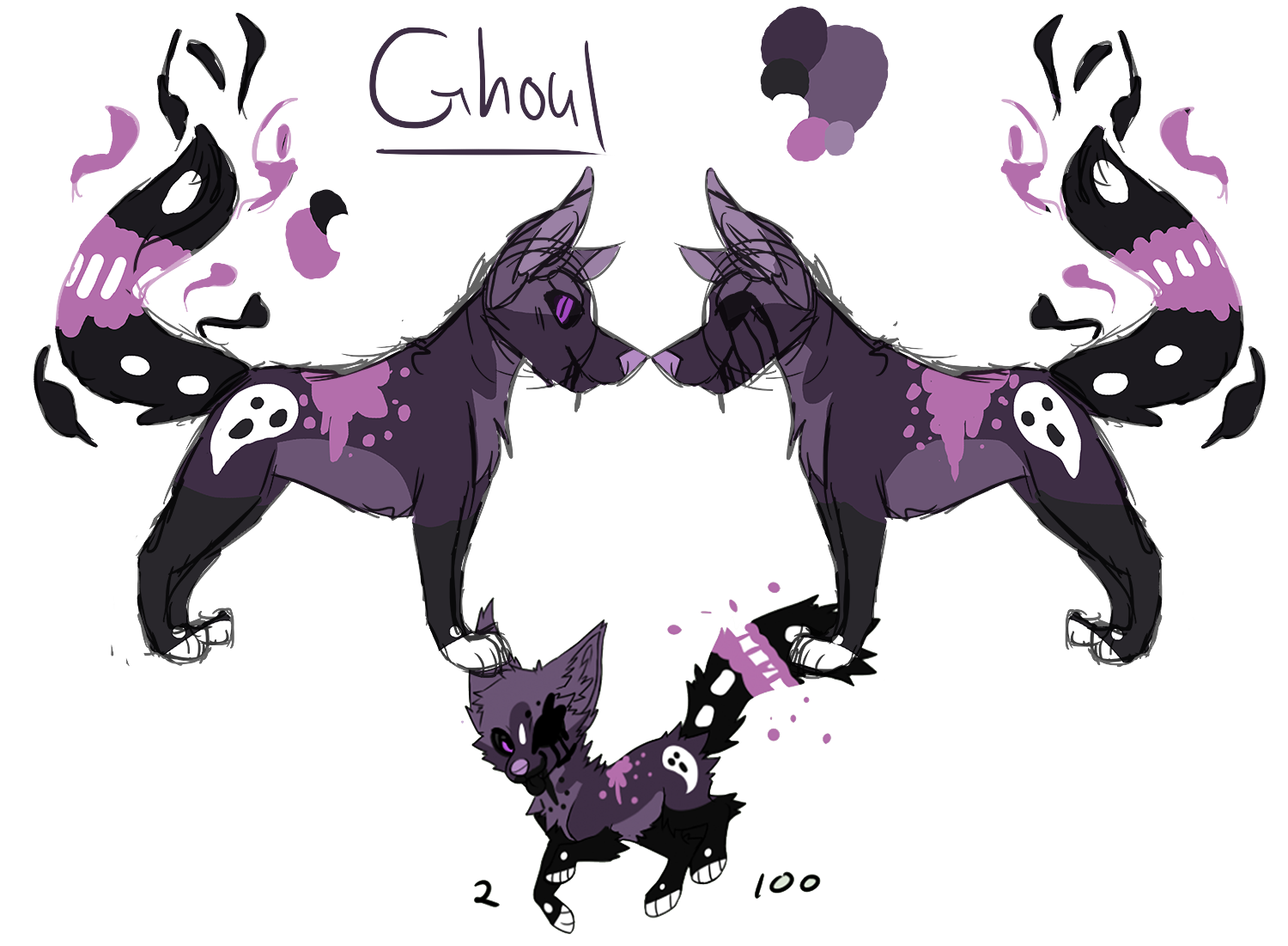 Ghoul -reference sheet- by KamodoDraws030 on DeviantArt