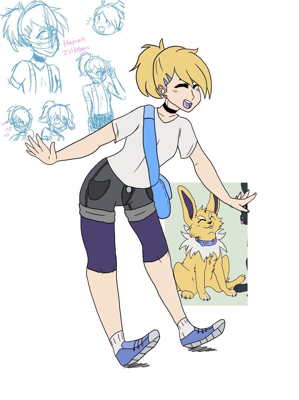 Human Jolteon by KamodoDraws030 on DeviantArt