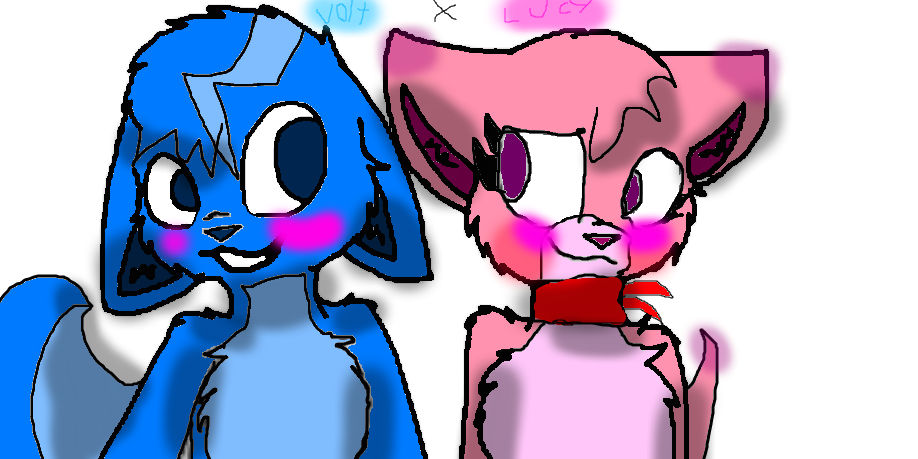 Volt X lucy by GODZILLA3000Da on DeviantArt