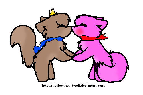 Lucy X prince mika (Chibi kiss) by GODZILLA3000Da on DeviantArt