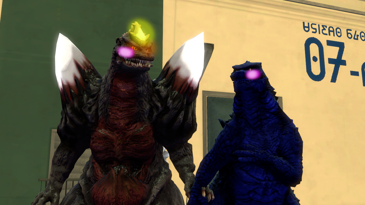 Bluezilla and spacegodzilla by GODZILLA3000Da on DeviantArt