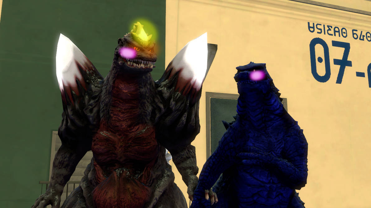 Bluezilla and spacegodzilla by GODZILLA3000Da on DeviantArt