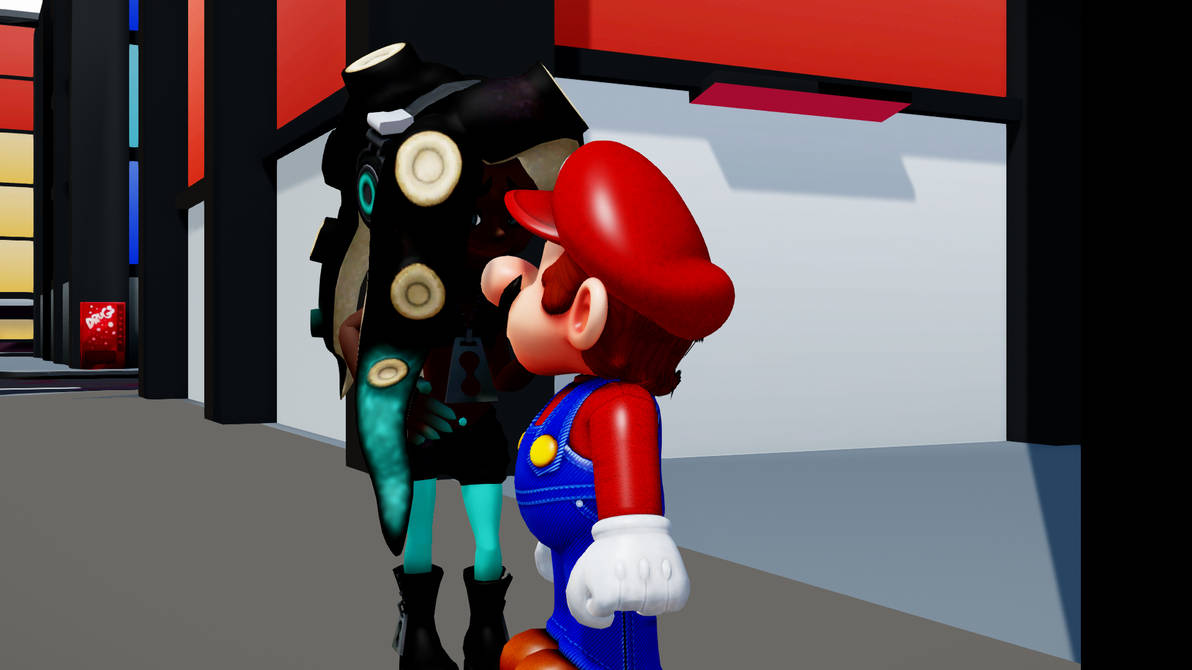 [MMD] Marina flirts Mario by Pac-Mario64 on DeviantArt