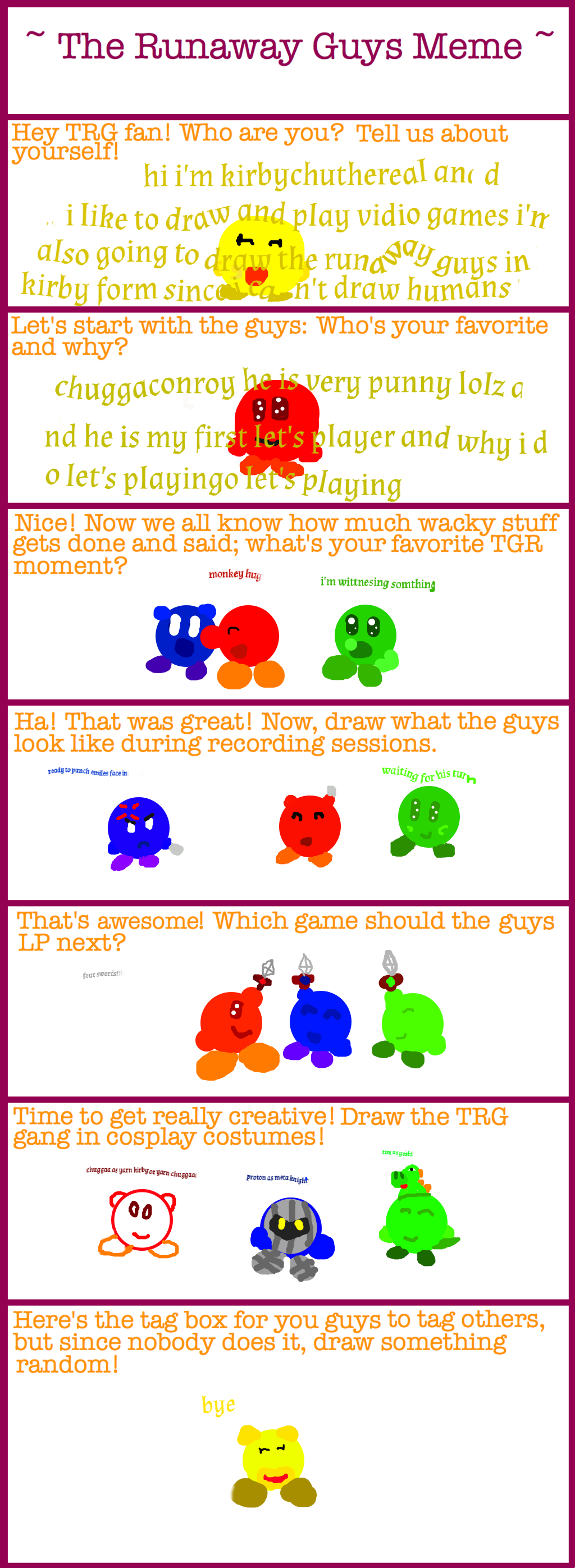 the runaway guy's meme by kirbychuthereal on DeviantArt