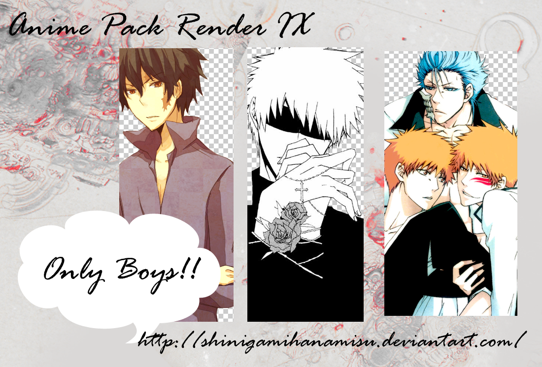 Anime Pack render IX Boys by Shinigamihanamisu on DeviantArt