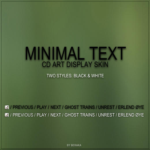 Minimal Text CAD Skin by beraka on DeviantArt