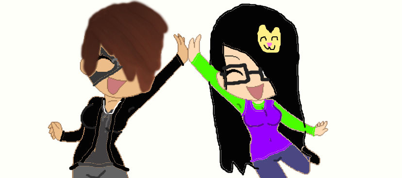 elemental high five! by ask-fnaf-skydoesmc on DeviantArt