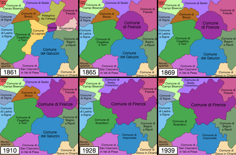 Storia amministrativa del comune di Firenze by LoreC10 on DeviantArt