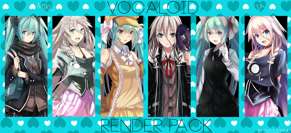 Vocaloid Render Pack by DooLoTruu on DeviantArt