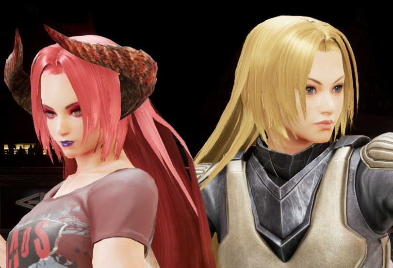 (Tekken 7 Mod) Center-parted Long Hair by TheRessen on DeviantArt