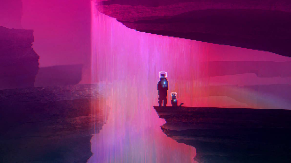 Waterfall | PixelArt #8 (GIF) by SuperPhazed on DeviantArt