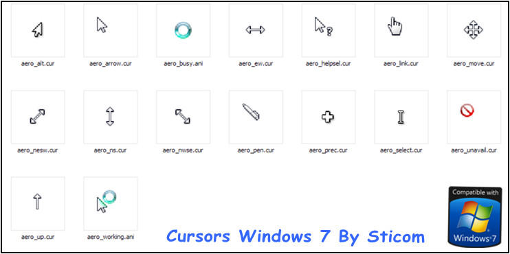 Cursors Windows Se7en For Windows Xp,Vista by Sticom on DeviantArt