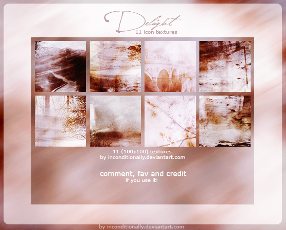delight: textures set by inconditionally on DeviantArt