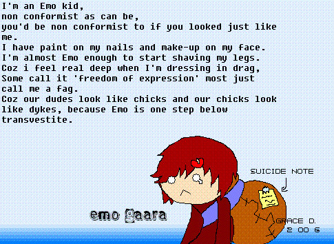 Emo Gaara by DarkKnuckles on DeviantArt