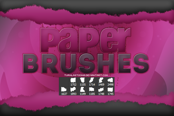 +PAPER BRUSHES by turnlastsong on DeviantArt