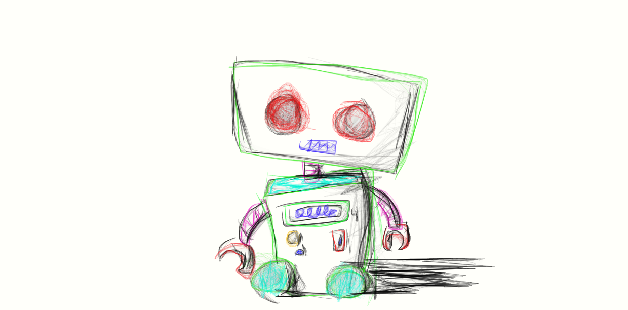 cute lil robot by mimagine on DeviantArt