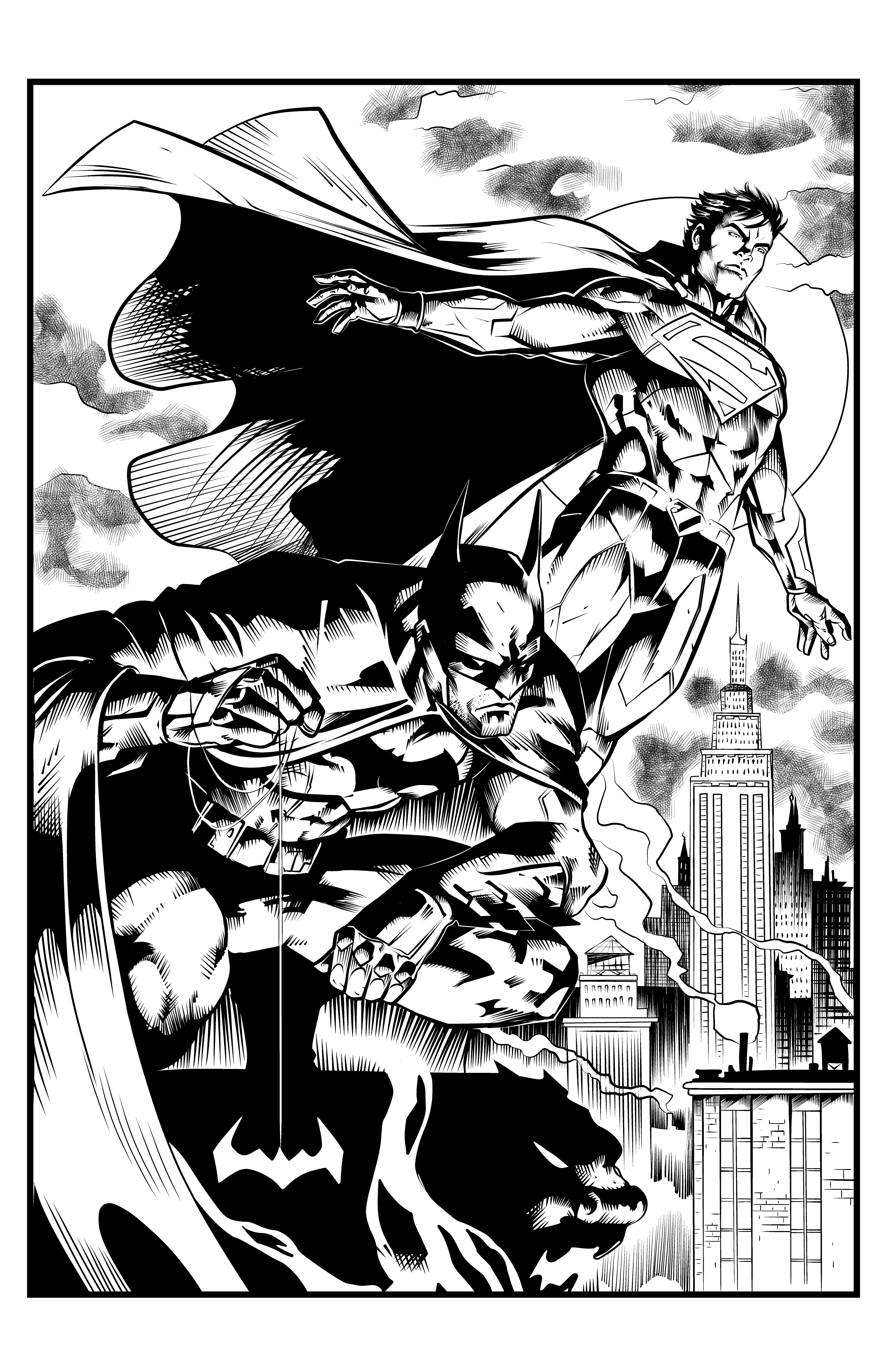 Batman Superman by mdmodeler on DeviantArt