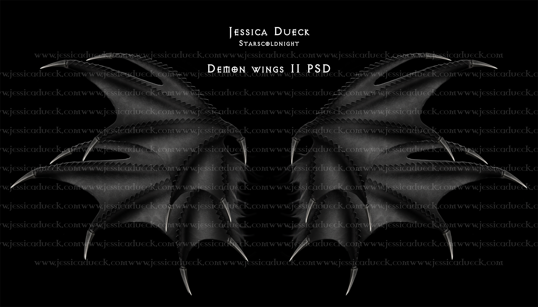 Demon wings II PSD by StarsColdNight on DeviantArt