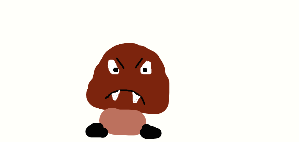 the grumpy goomba by KPsaurusrex on DeviantArt