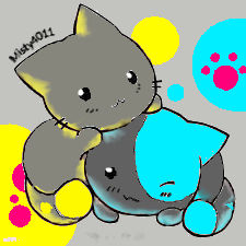 Neru and Hatsune cats by misty4011 on DeviantArt