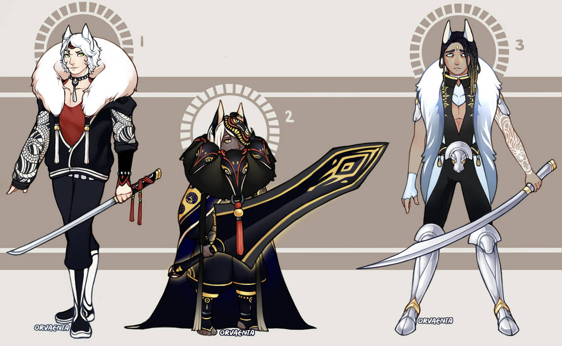 Sword Boys Auction [CLOSED] by Orvaentadopts on DeviantArt