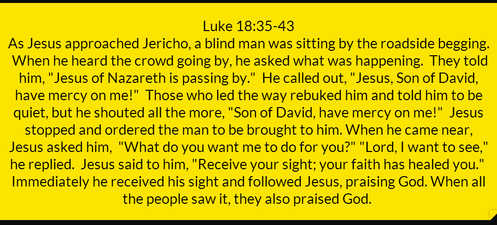 Luke 18:35-43 As Jesus approached Jericho, by nateartman on DeviantArt Luke 18:35-43 As Jesus approached Jericho, by nateartman on DeviantArt
