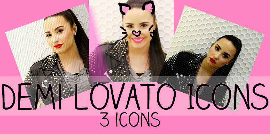Demi Lovato 3 icons pack by EsmeRenee on DeviantArt