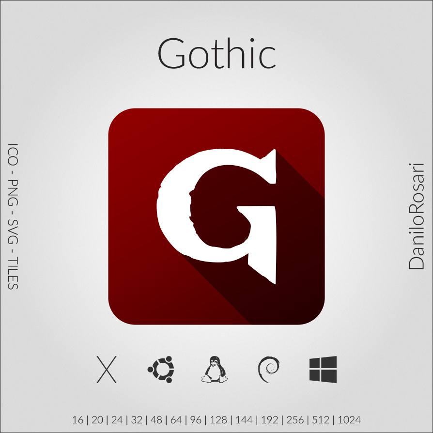 Gothic - Icon Pack by DaniloRosari on DeviantArt