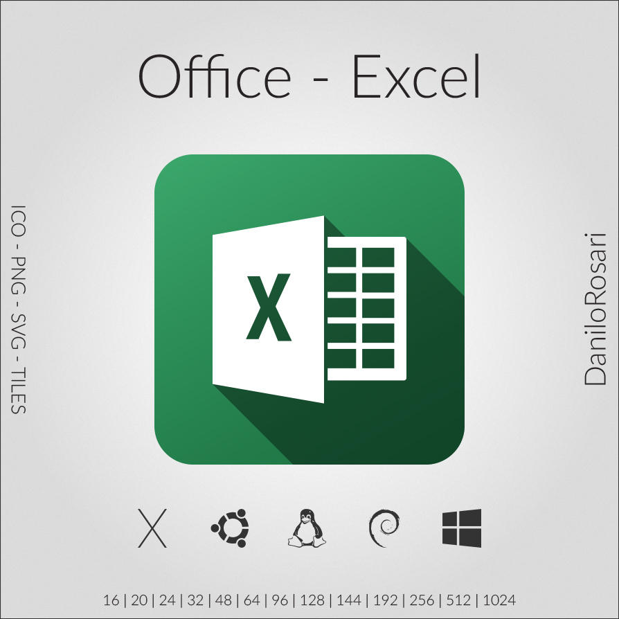 Office (Excel) - Icon Pack by DaniloRosari on DeviantArt
