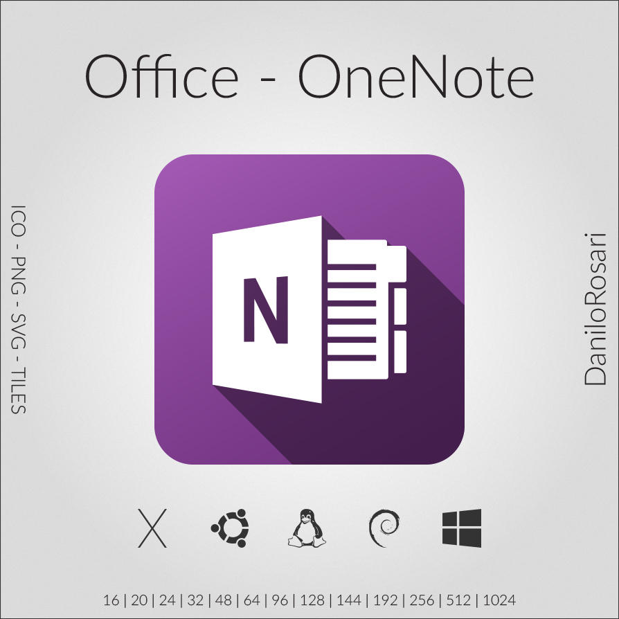 Office (OneNote) - Icon Pack by DaniloRosari on DeviantArt