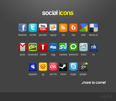 Social Icons Pack by VoYtHAs on DeviantArt
