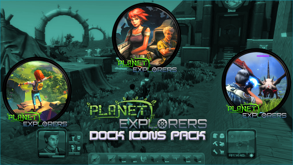 Planet Explorers Dock Icons Pack by thecheshireguy on DeviantArt
